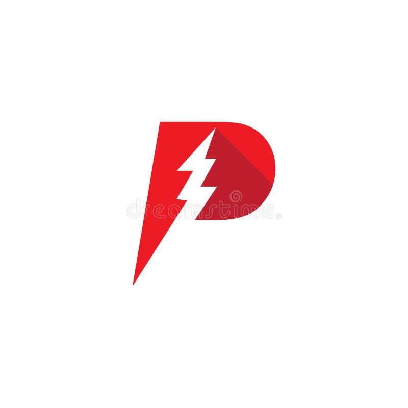 Letter P Logo Power. stock vector. Illustration of sign - 234840147