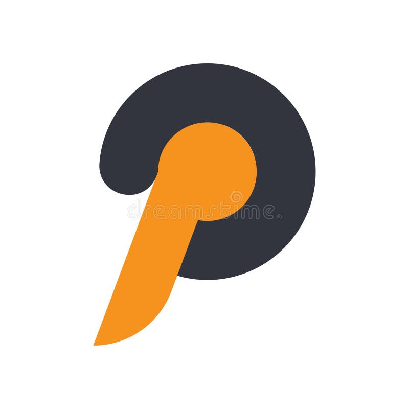 Letter P Logo Template Icon Stock Vector - Illustration of script ...