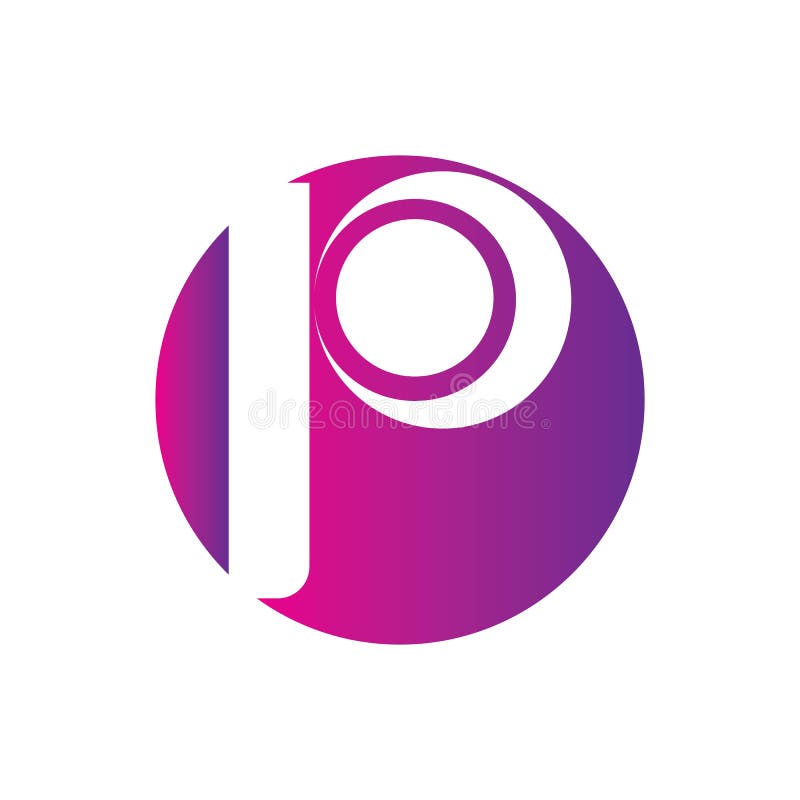 Letter P Logo Template Vector Icon Design Stock Vector - Illustration ...