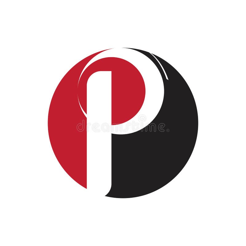 Letter P Logo Template Vector Icon Design Stock Vector - Illustration ...