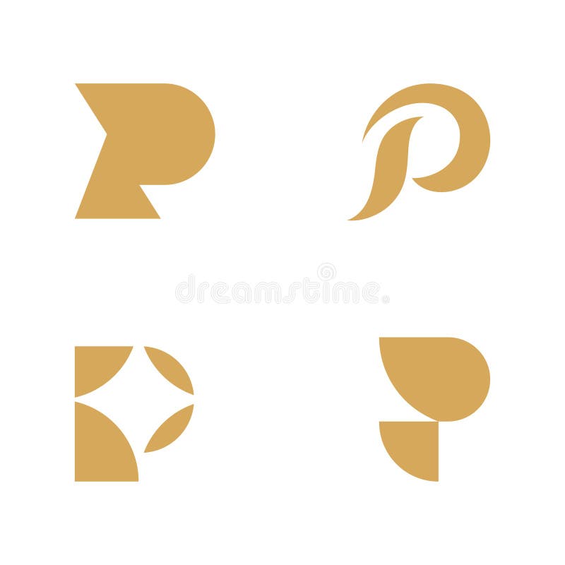 Letter P Logo Vector Template Stock Vector - Illustration of logotype ...