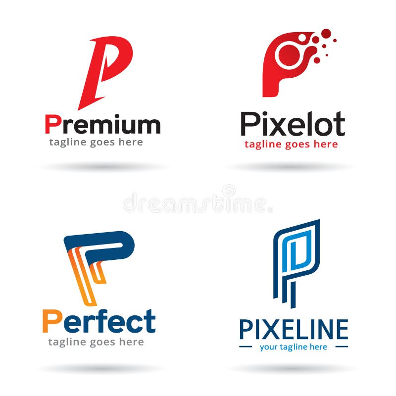 Letter P Paint Logo Template Vector Stock Illustrations – 236 Letter P ...