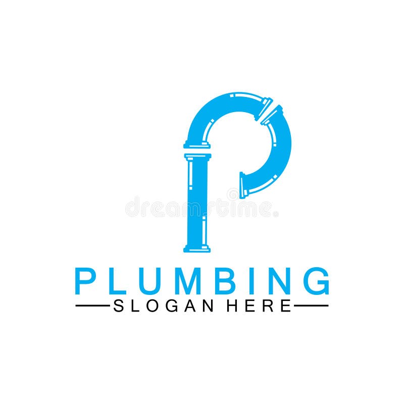 Letter P Plumbing Logo Icon Design Vector Stock Vector - Illustration ...