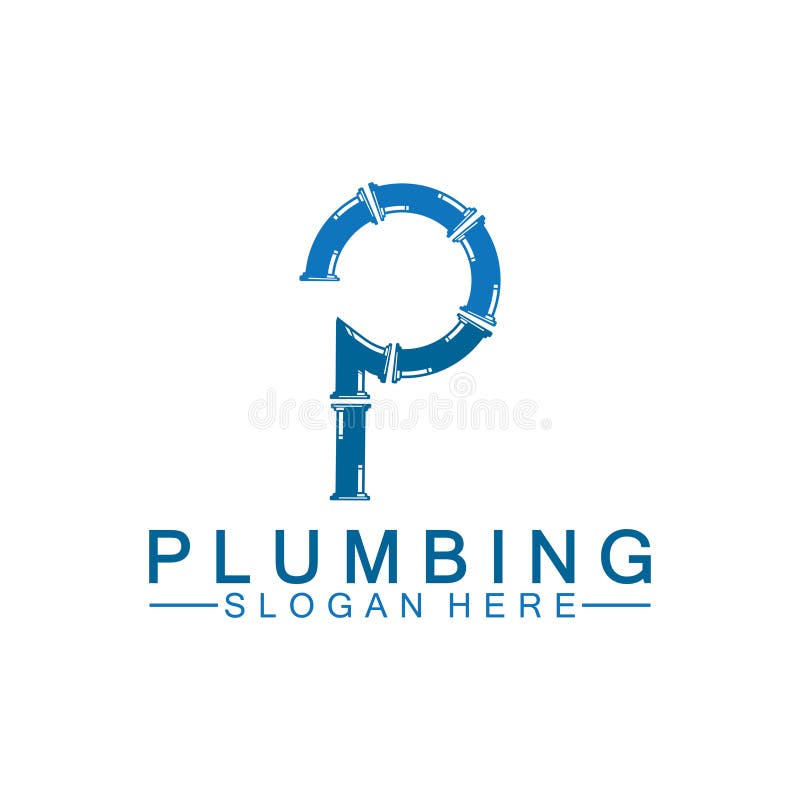 Letter P Plumbing Logo Icon Design Vector Stock Vector - Illustration ...