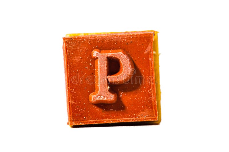 Letter S. Rubber Stamp with Wooden Handle Stock Image - Image of ...