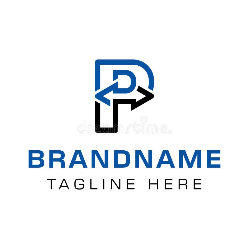 Letter P Trading Arrow Logo, Symbolizing Growth, Progress, and Movement ...