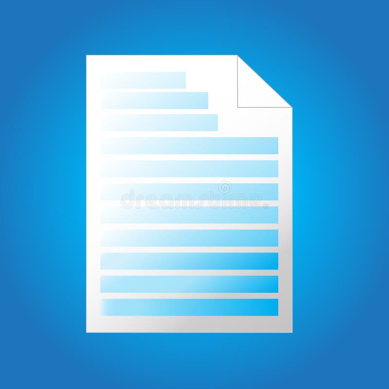 Letter Page. Text Document Icon - Web Page Symbol - Office File Format ...
