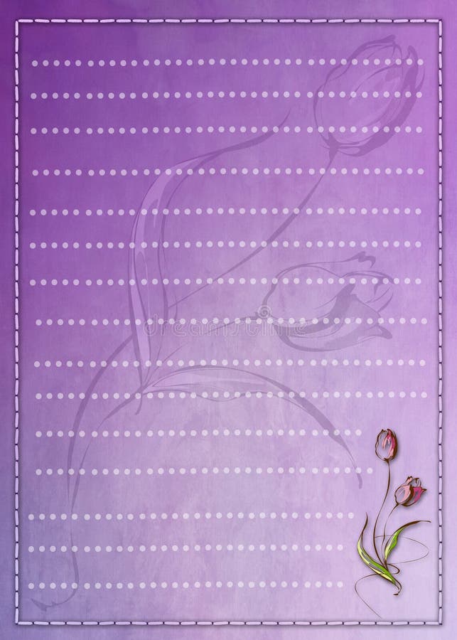 Letter Paper stock illustration. Illustration of beautiful - 11838625