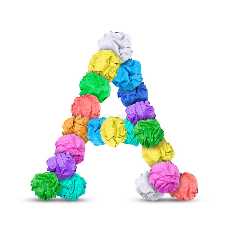 Letter a stock image. Image of single, creativity, object - 53114041