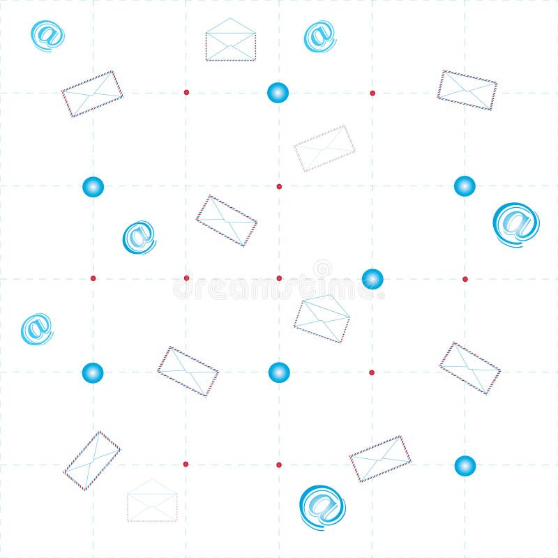 Letter_pattern stock vector. Illustration of mail, crimson - 15133796