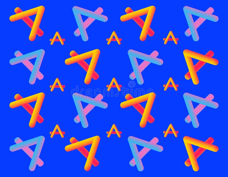 Letter a Patterns,3d Letter a Pattern,typography Pattern,letter ...