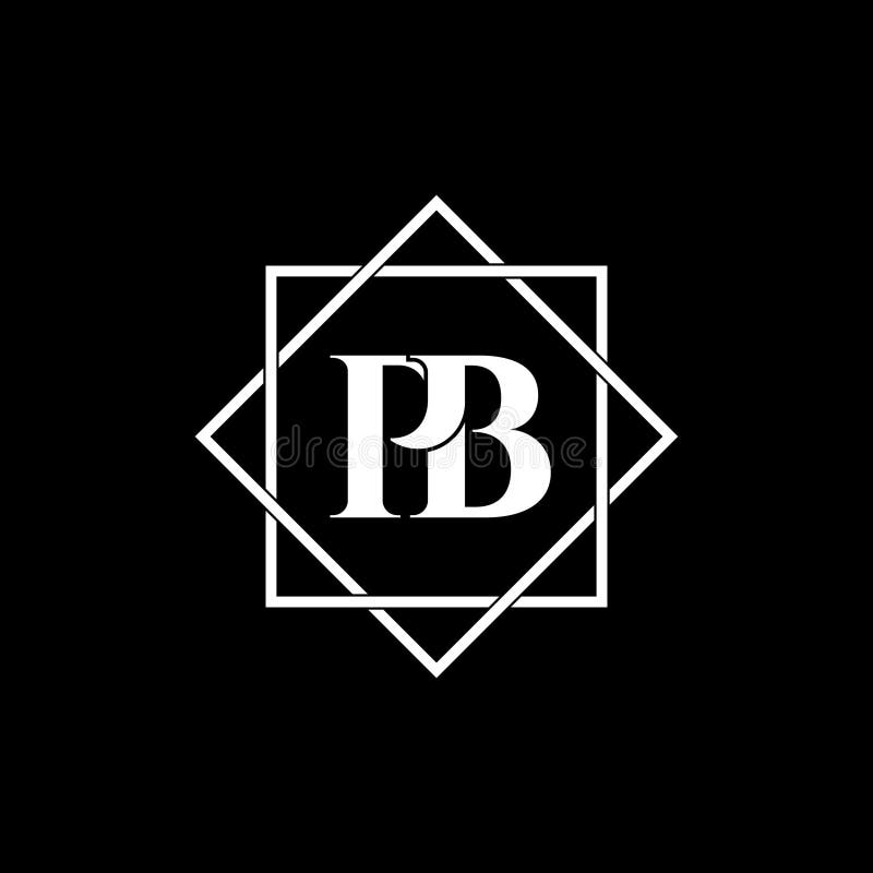 Letter PB Simple Monogram Logo Icon Design. Stock Vector - Illustration ...