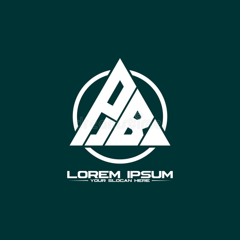 Letter PB Simple Monogram Logo Icon Design. Stock Vector - Illustration ...