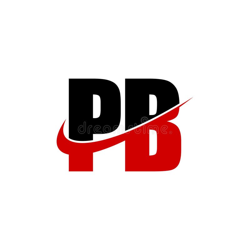 Letter PB Simple Monogram Logo Icon Design. Stock Vector - Illustration ...