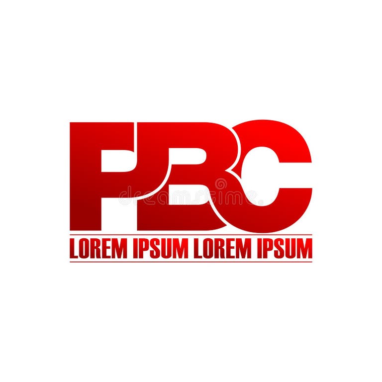 Letter PBC Simple Monogram Logo Icon Design. Stock Vector ...
