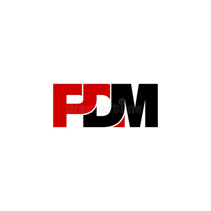 Letter PDM Simple Monogram Logo Icon Design. Stock Vector ...