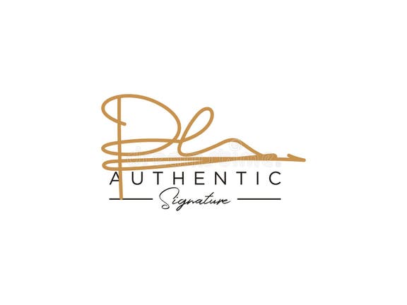 Letter PE Signature Logo Template Vector Stock Vector - Illustration of ...