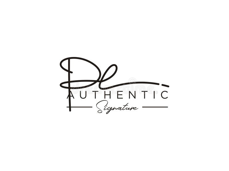 Letter PE Signature Logo Template Vector Stock Vector - Illustration of ...
