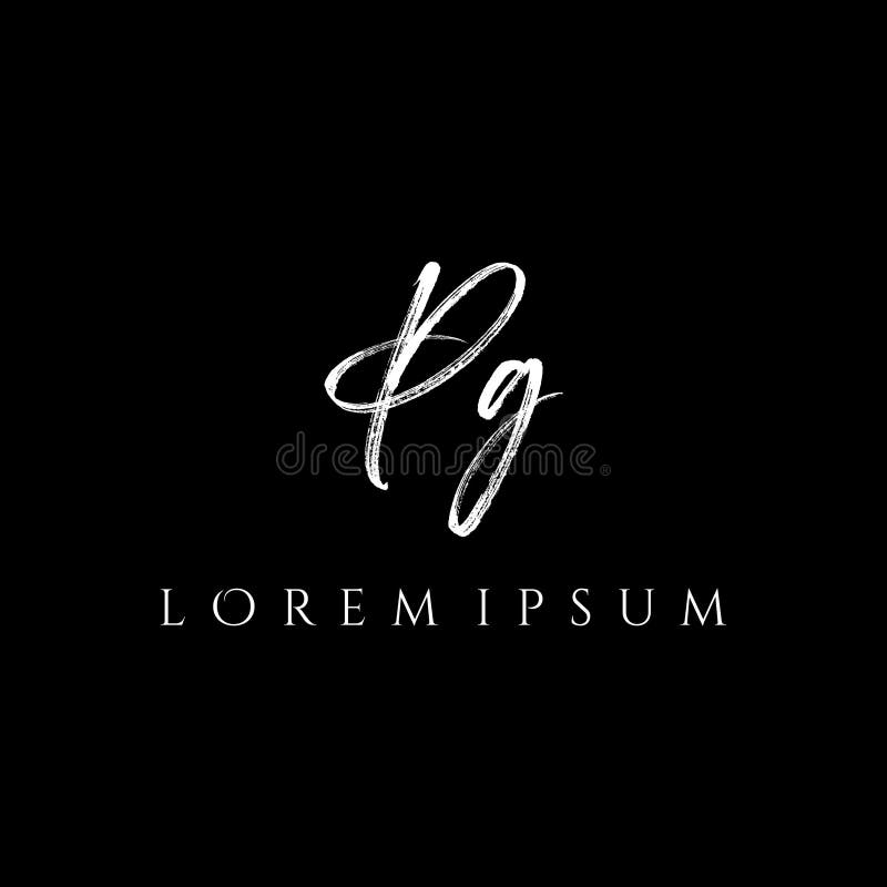 Letter PG Simple Monogram Logo Icon Design. Stock Vector - Illustration ...