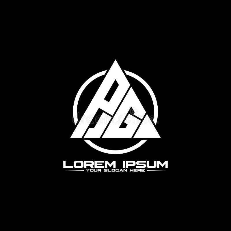 Letter PG Simple Monogram Logo Icon Design. Stock Vector - Illustration ...