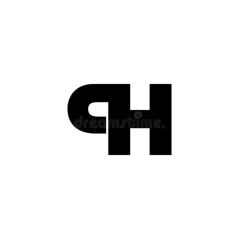 Letter PH Simple Monogram Logo Icon Design. Stock Vector - Illustration ...