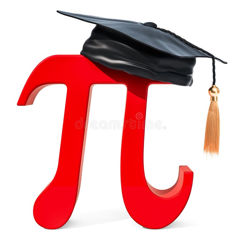 Pi Symbol Graduation Cap Stock Illustrations – 6 Pi Symbol Graduation ...