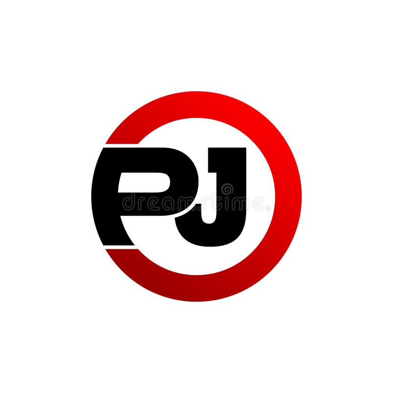 Letter PJ Monogram Logo Icon Design Vector. Stock Vector - Illustration ...