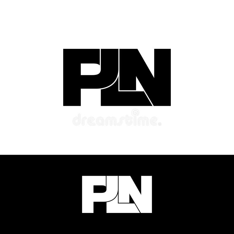 Letter PLN Simple Monogram Logo Icon Design. Stock Vector ...