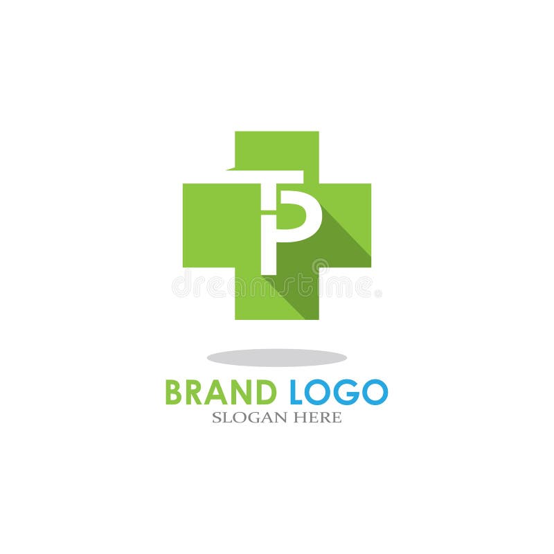 Letter with Plus Hospital Logo Design Vector. Stock Vector ...