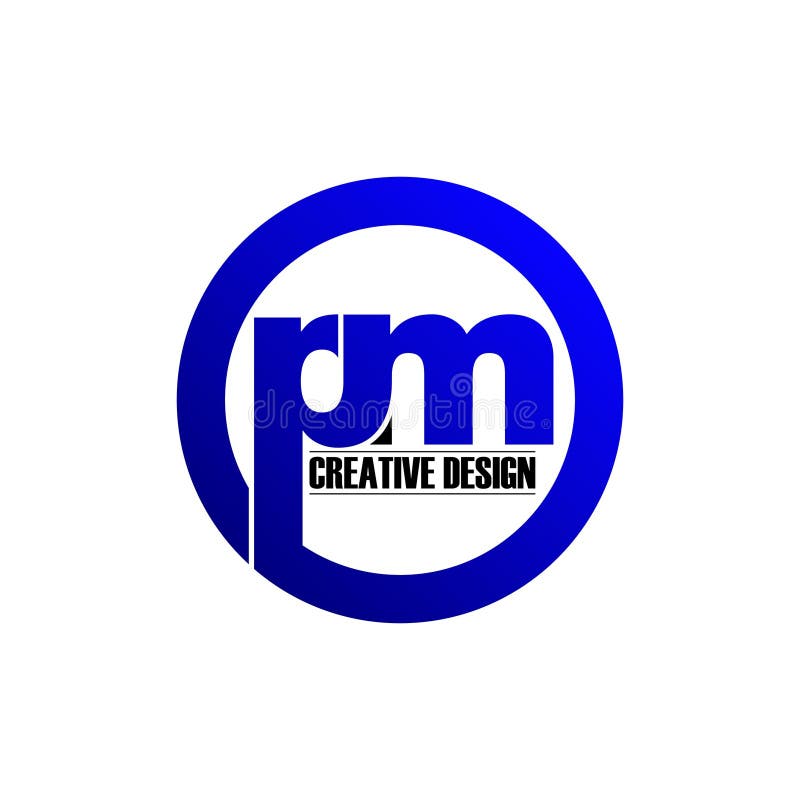Letter PM Monogram Logo Icon Design Vector. Stock Vector - Illustration ...