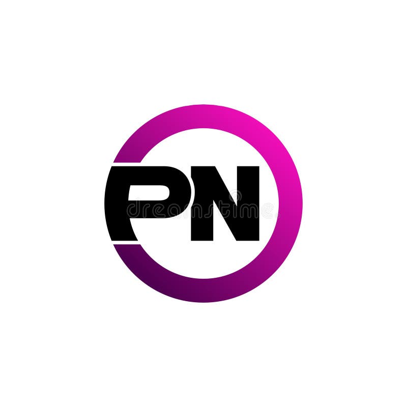 Letter PN Monogram Logo Icon Design Vector. Stock Vector - Illustration ...