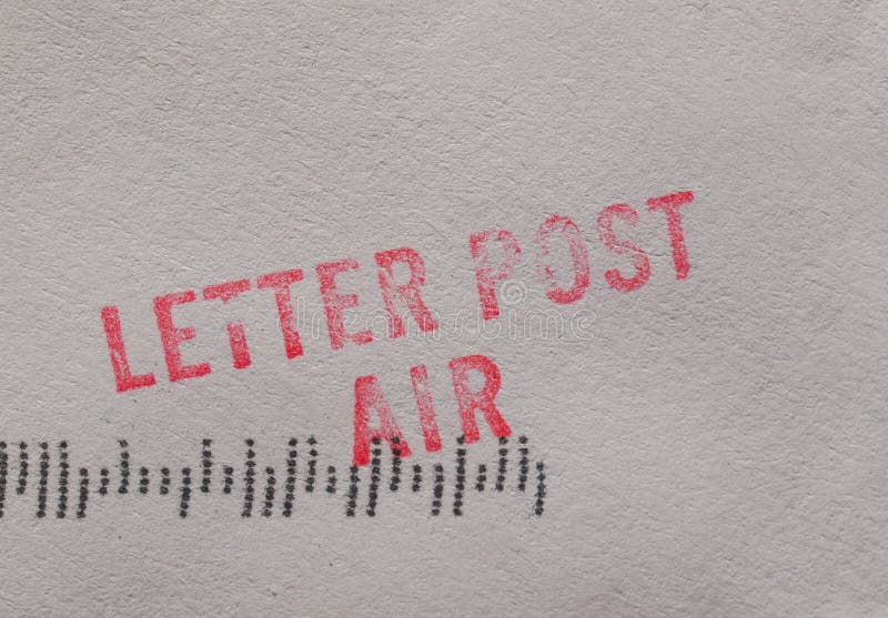Letter post air stock photo. Image of mail, stamps, correspondence ...
