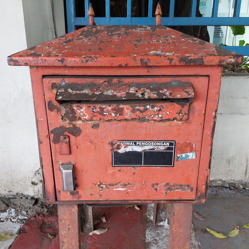Letter Post Box Provided on the Side of the Road Stock Photo - Image of ...