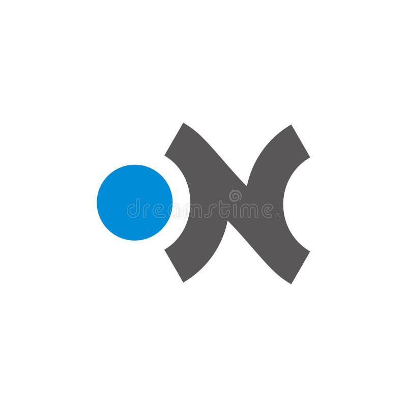 Letter on Power Button Simple Geometric Symbol Vector Stock Vector ...