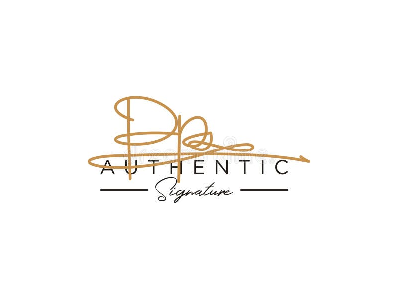Letter PP Signature Logo Template Vector Stock Vector - Illustration of ...