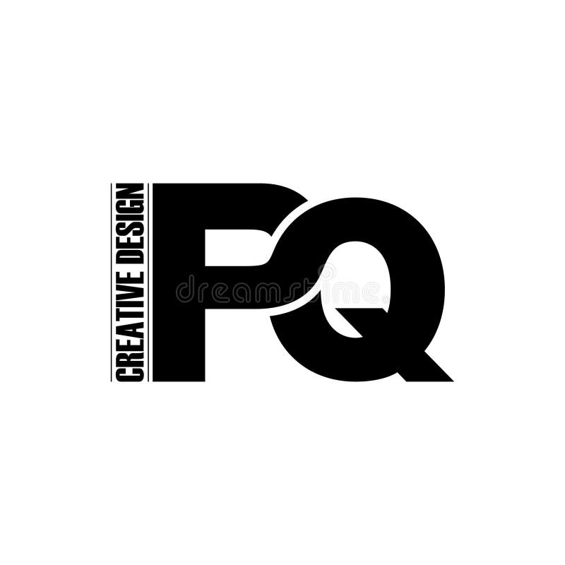 Letter PQ Monogram Logo Icon Design Vector. Stock Vector - Illustration ...