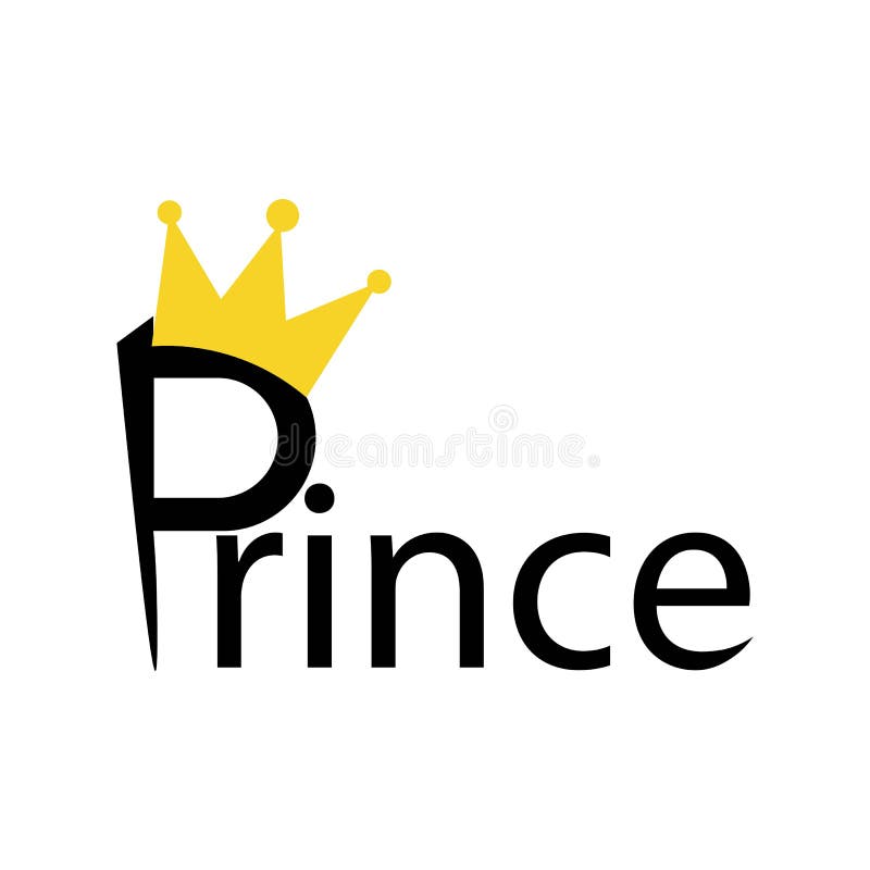 Letter Prince Icon Template Free Vector Stock Vector - Illustration of ...