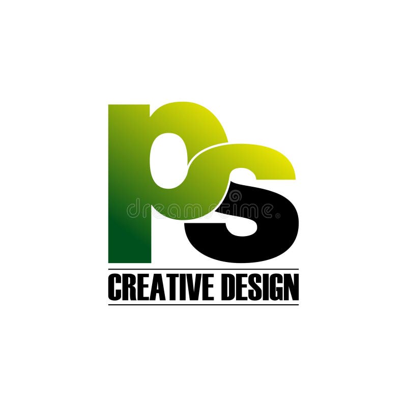 Letter PS Monogram Logo Icon Design Vector. Stock Vector - Illustration ...