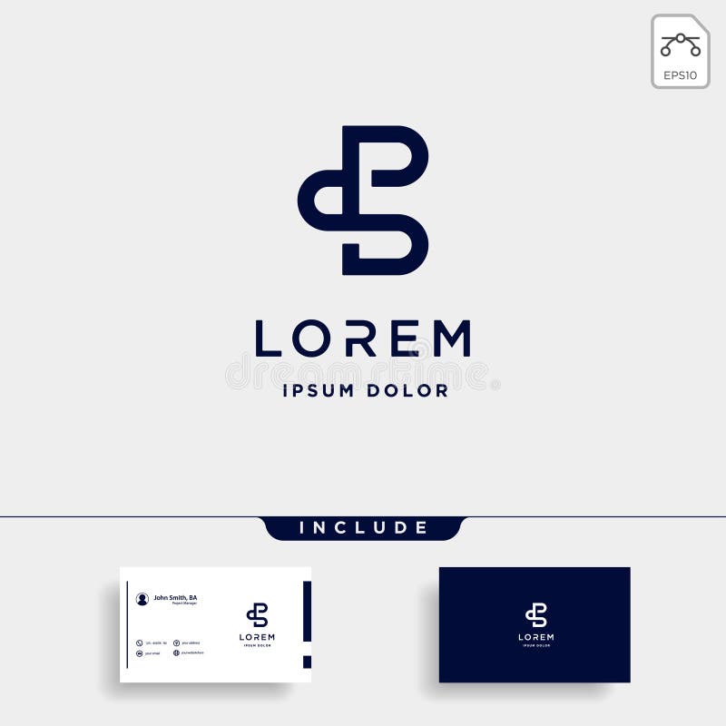 Elegant Letter Ps Logo Stock Illustrations – 617 Elegant Letter Ps Logo ...