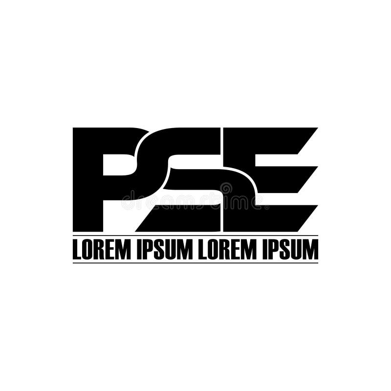 Letter PSE Simple Monogram Logo Icon Design. Stock Vector ...