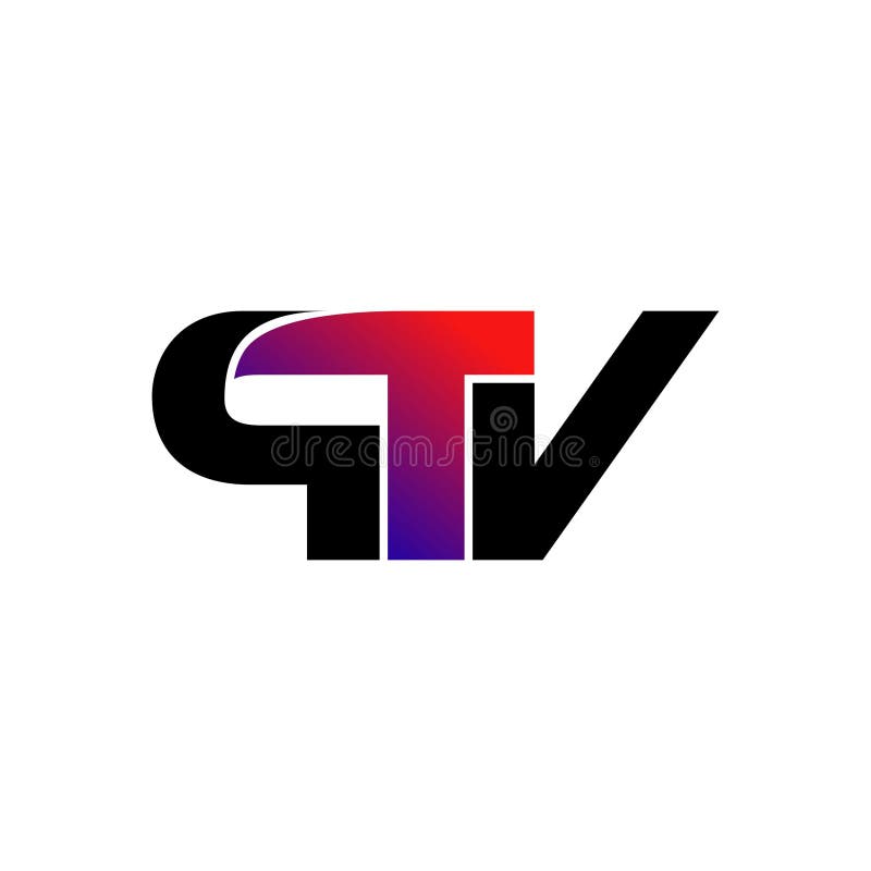 Letter PTV Simple Monogram Logo Icon Design. Stock Vector ...