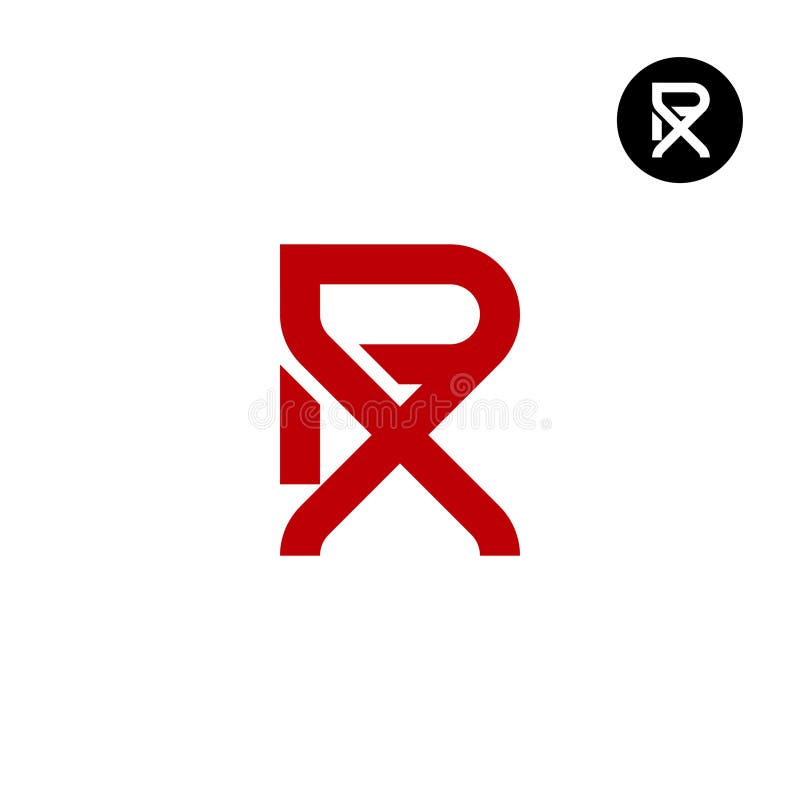 Letter PX XP Monogram Logo Design Stock Vector - Illustration of ...