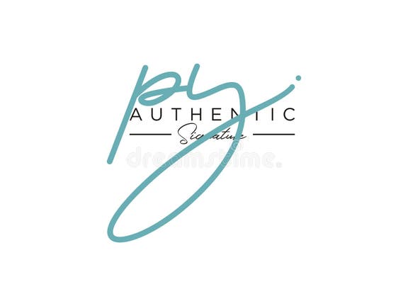 Letter PY Signature Logo Template Vector Stock Vector - Illustration of ...