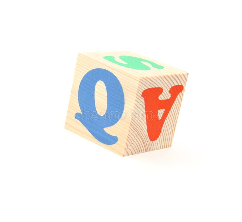 Letter Q English Alphabet Wooden Cube Stock Photos - Free & Royalty ...