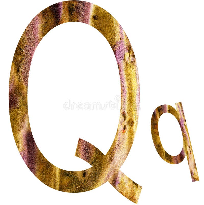 Letter q of alphabet stock image. Image of lower, decorative - 149830053