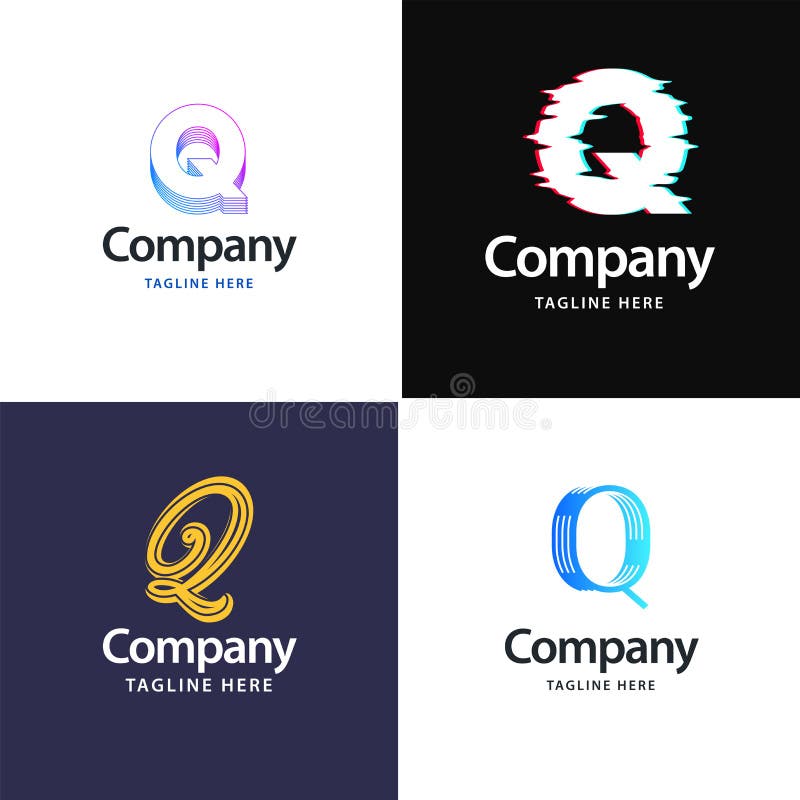 Letter Q Big Logo Pack Design Creative Modern Logos Design for Your ...