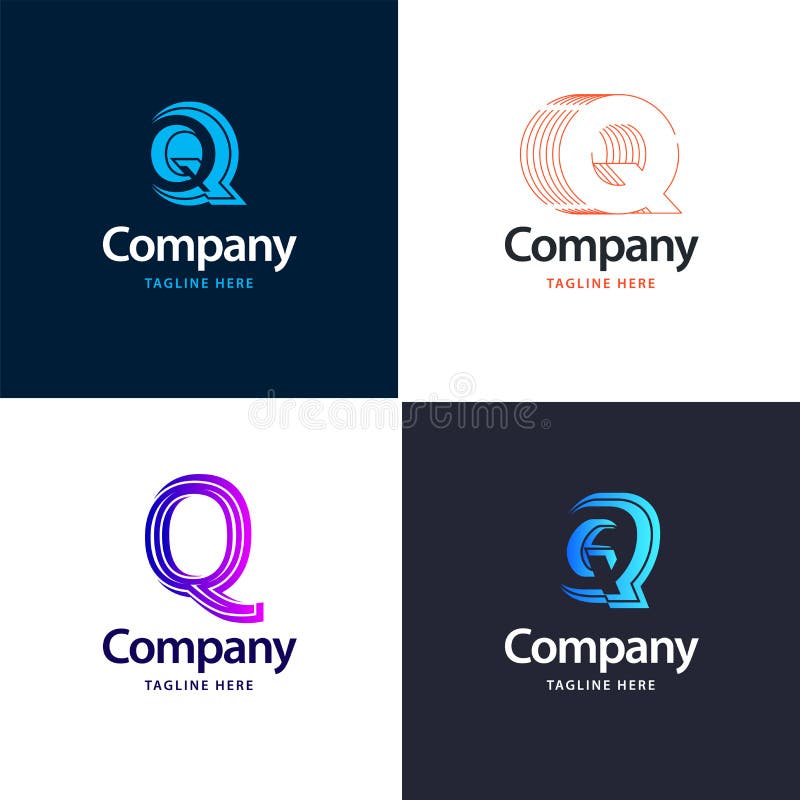 Letter Q Big Logo Pack Design Creative Modern Logos Design for Your ...