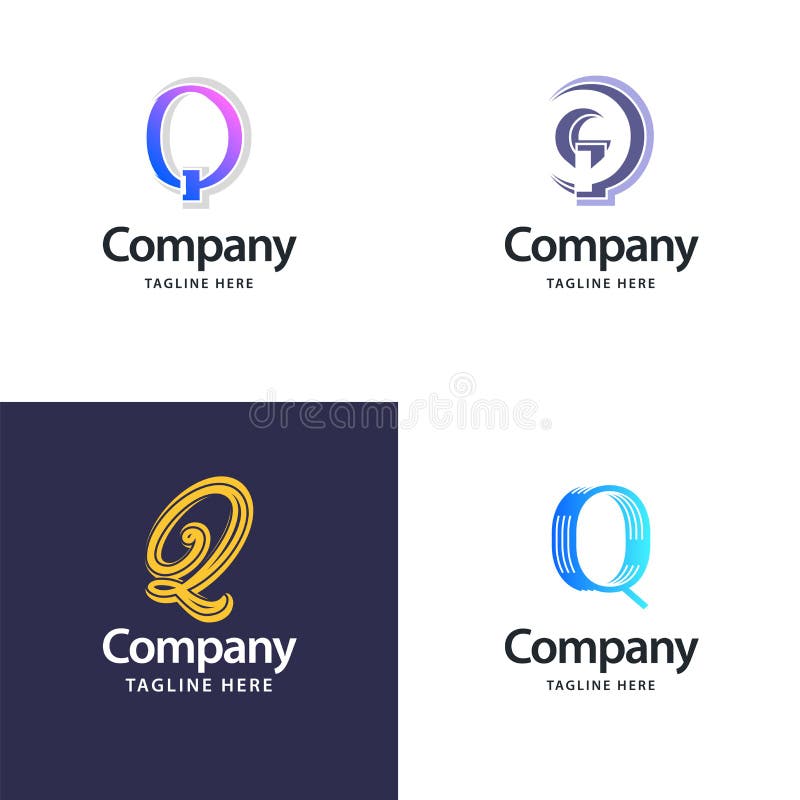 Letter Q Big Logo Pack Design Creative Modern Logos Design for Your ...