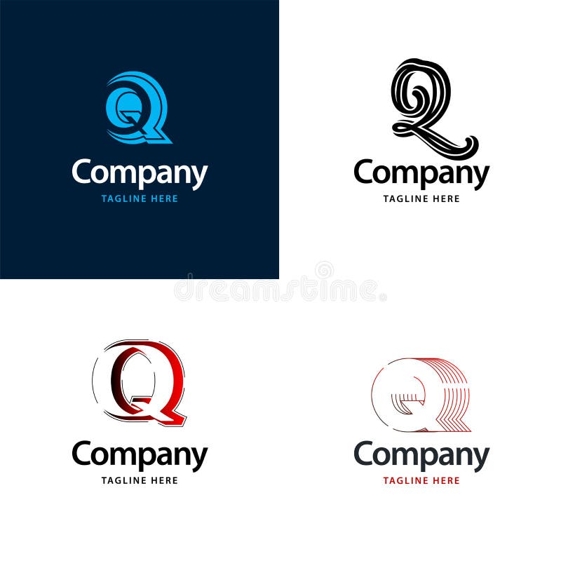 Letter Q Big Logo Pack Design Creative Modern Logos Design for Your ...