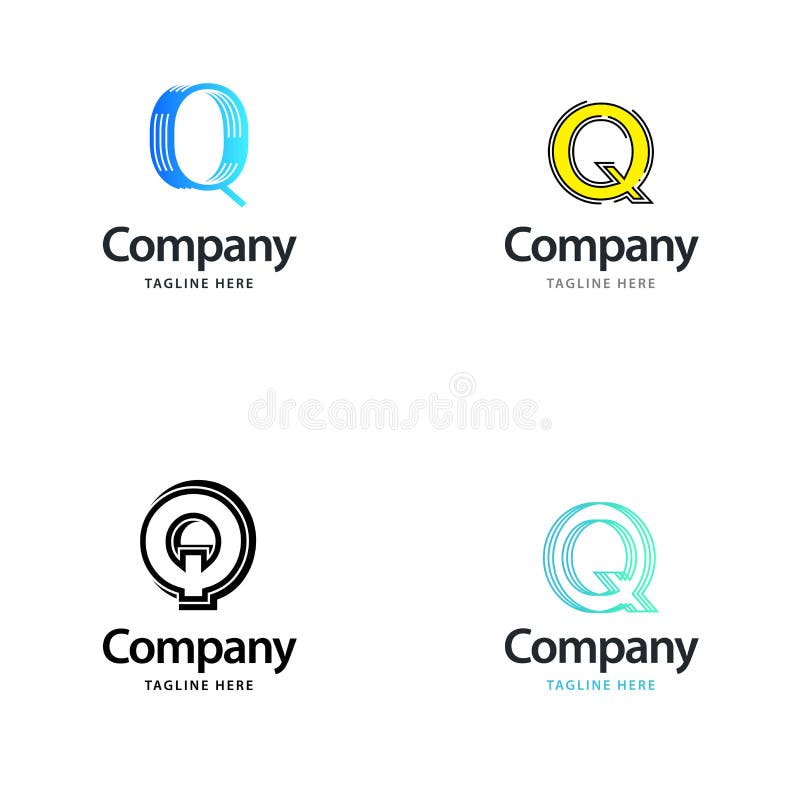 Letter Q Big Logo Pack Design Creative Modern Logos Design for Your ...